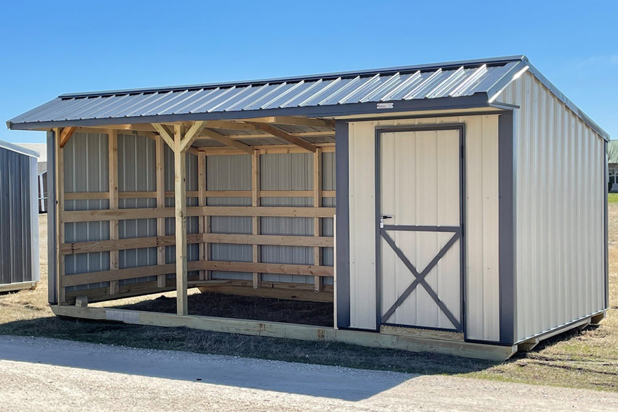 Run-In Shed with Tack Room | Quality Storage Buildings