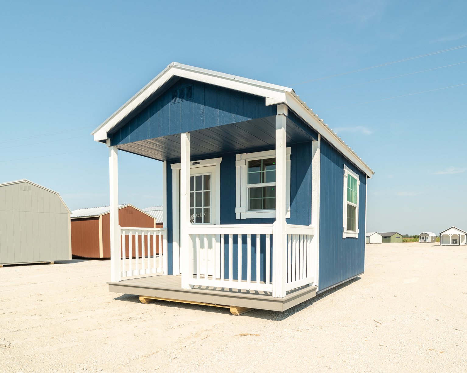 Unfinished Tiny House Cabin | Quality Storage Buildings