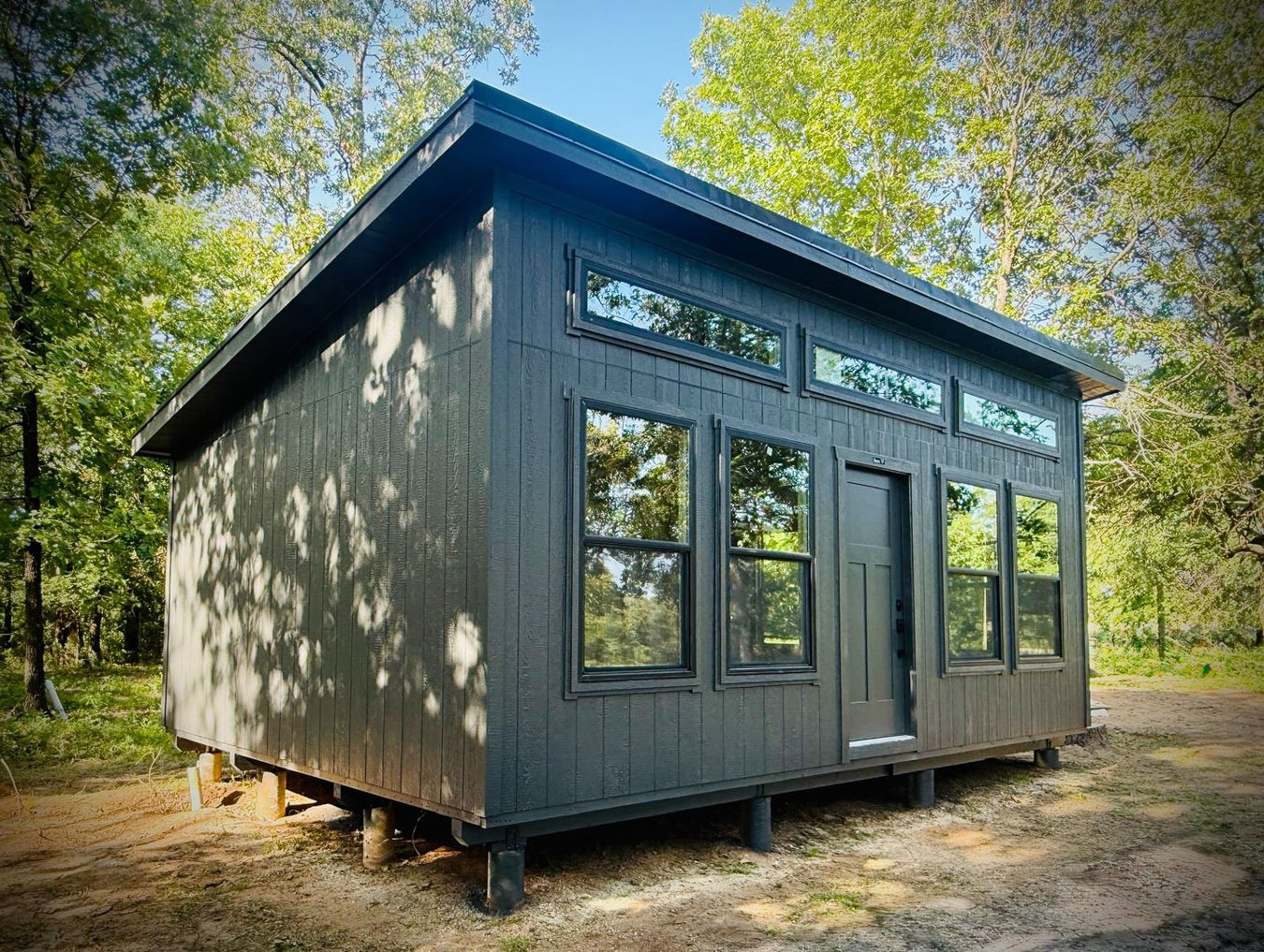 Modern Studio Shed with Skillion Roofline