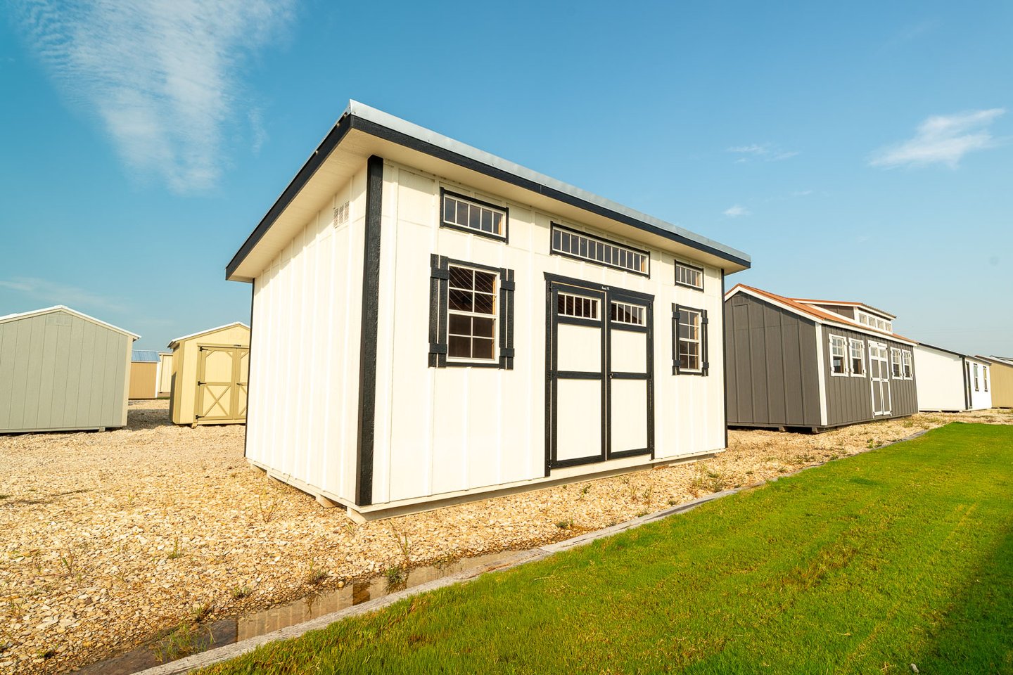 Modern Studio Shed with Skillion Roofline